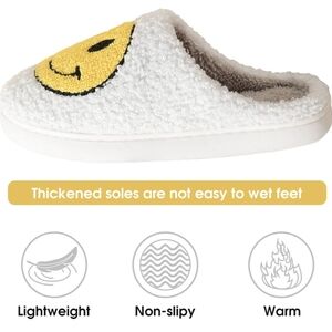 Shoes | Cozy Smiley Face Slippers | Poshmark